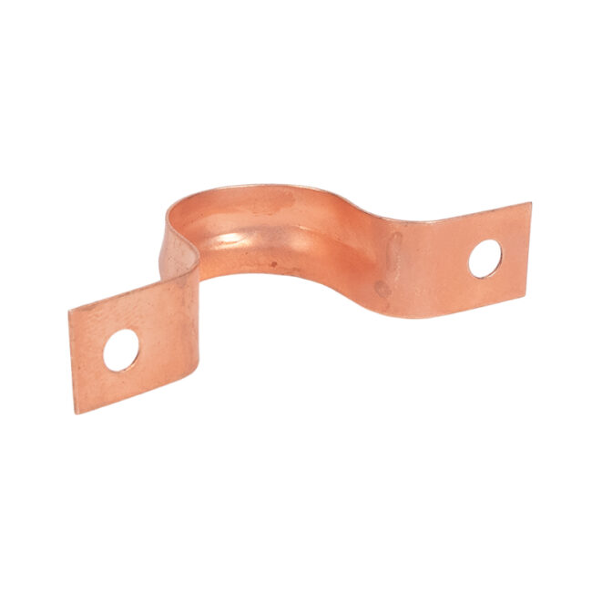 3/4 in Copper Coated 2 Hole Tube Strap – Stream33