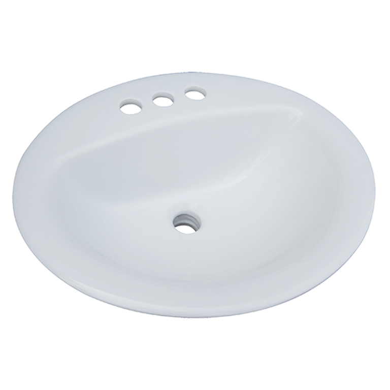 Mason 20in x 17in Oval Drop In Sink – Stream33