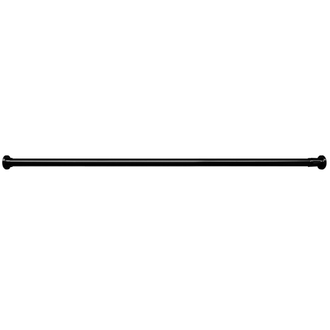 Hudson 60 in Straight Shower Rod Black Matte – Stream33